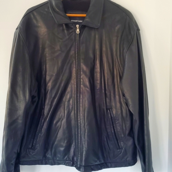 Andrew Marc | Jackets & Coats | Vintage Andrew Marc Men Xl Black ...